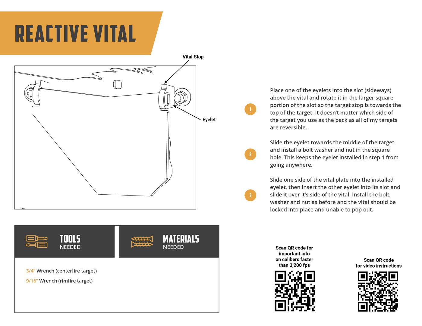 Coyote Reactive Target - Full-Size - Side Profile - Atlas Target Works