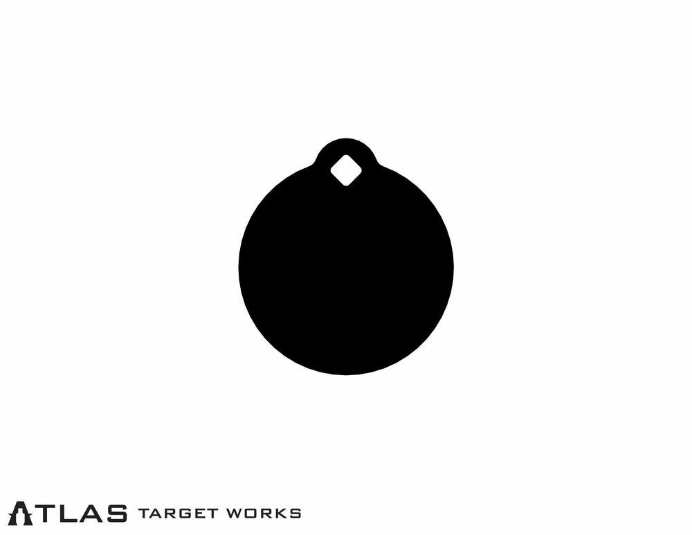 Round Gongs: 1"-12" - Rimfire/Pistol - Atlas Target Works