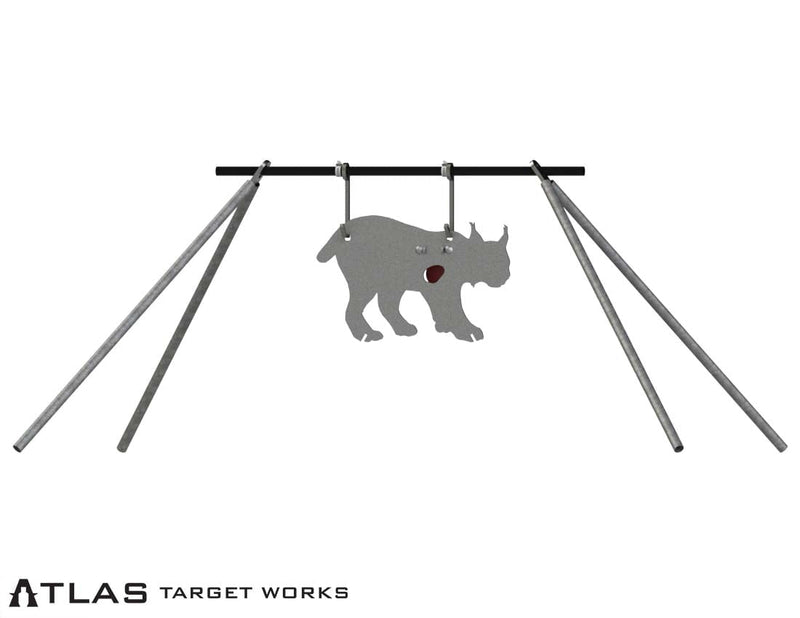 Bobcat w/Reactive Heart - AR500 Reactive Rimfire Steel Target - Atlas ...